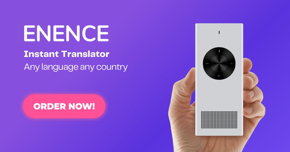 Instant Two-Way Language Translator | MUAMA Enence Instant Translator